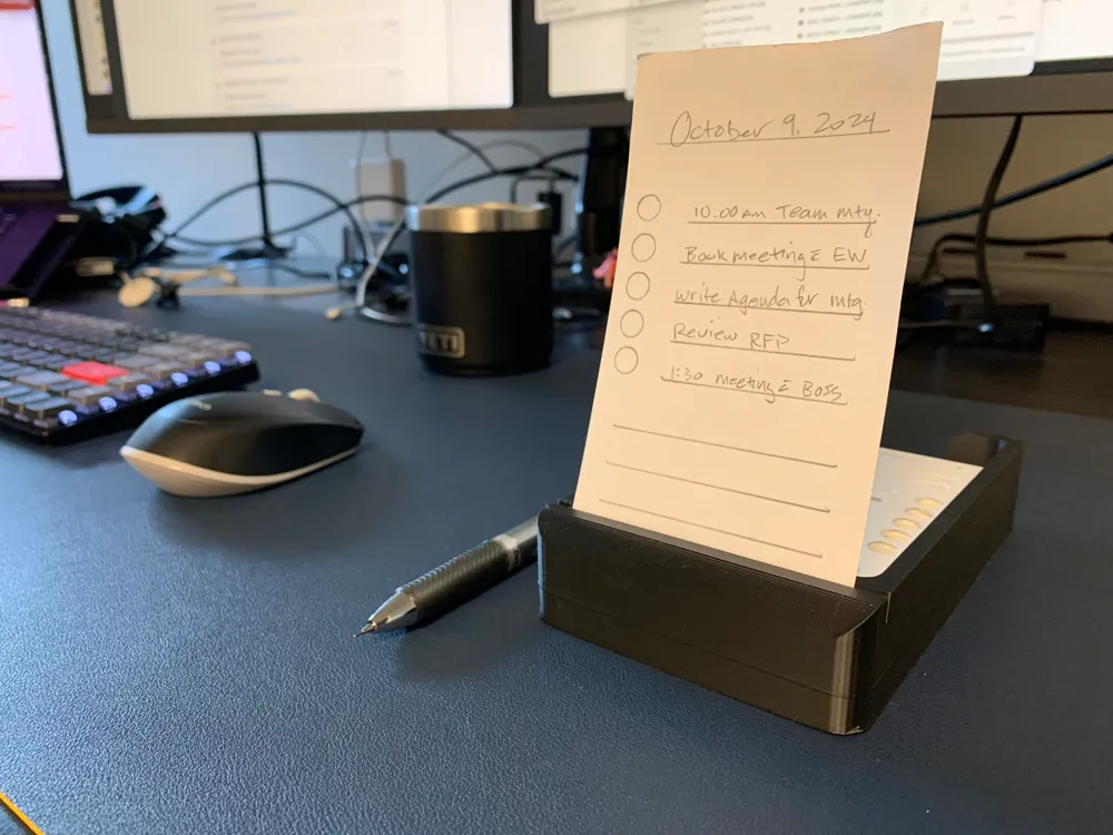 Index Card Stand by andysmith_ca - MakerWorld
