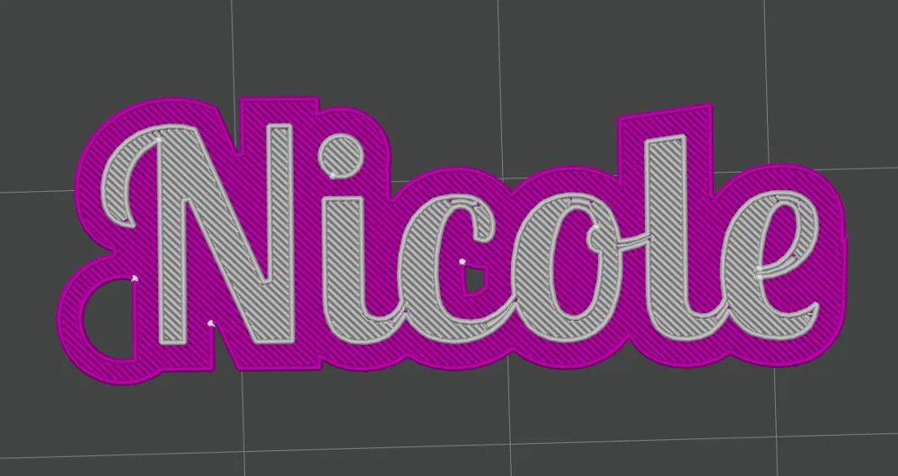 Parametric Name Keychain - Free 3D Print Model - MakerWorld