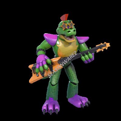 Montgomery Gator (Monty) - FNAF Security Breach - Free 3D Print Model ...
