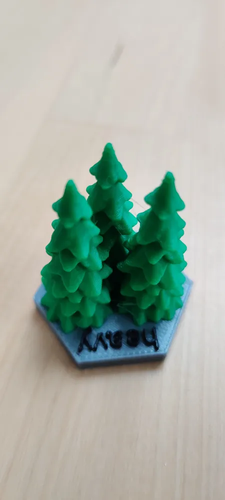 Battletech hex map trees - Free 3D Print Model - MakerWorld
