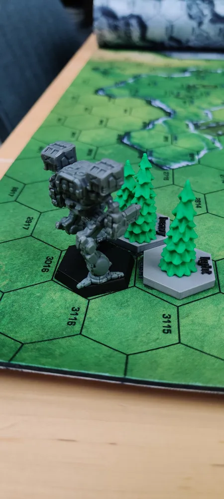Battletech hex map trees - Free 3D Print Model - MakerWorld