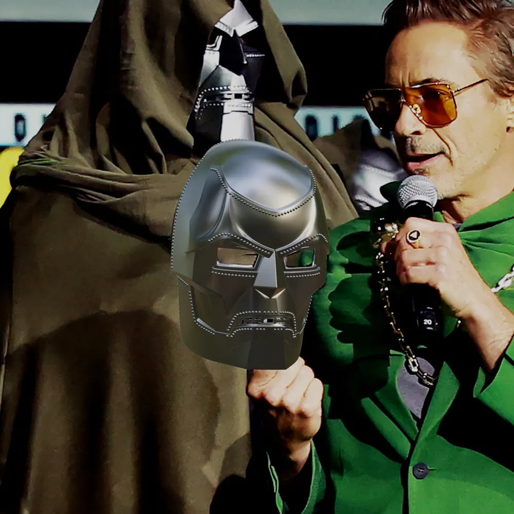 Doctor Doom Mask - RDJ San Diego Comic-Con 2024 by Budwin MakerWorld: Download Free 3D Models