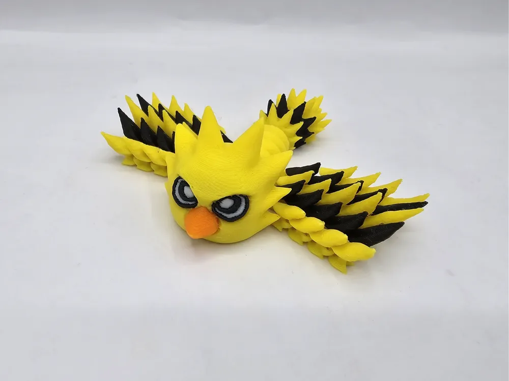 Pocket Pet - Flexible Baby Zapdos - Pokepet - Free 3D Print Model ...