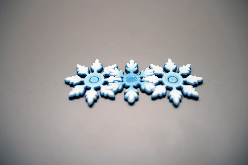 Demon Slayer Akaza Koyuki's Hairpin Snowflake Hairpin - Free 3D Print ...