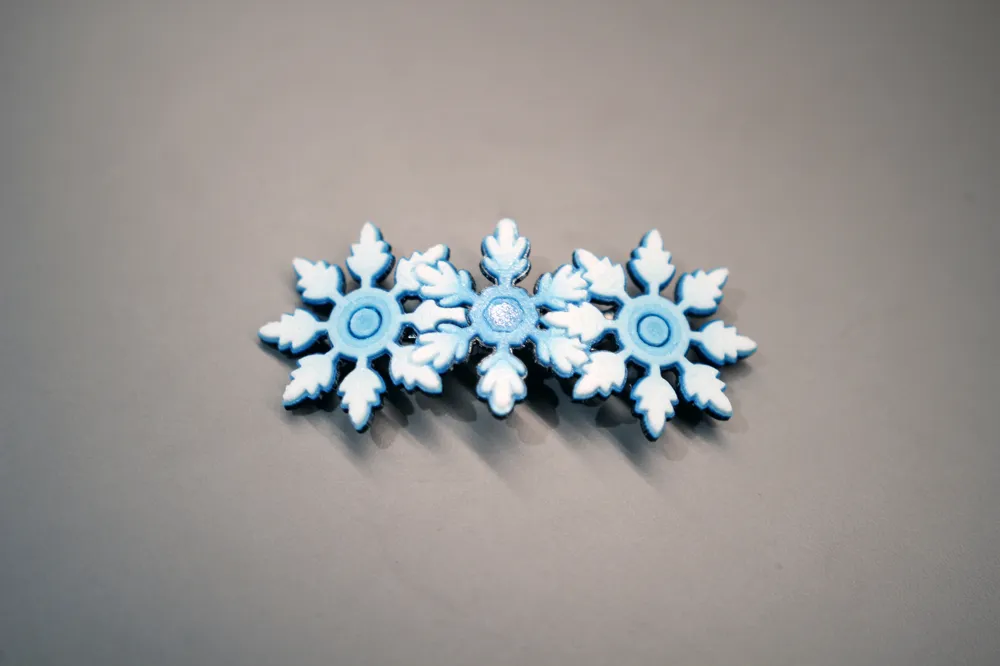 Demon Slayer Akaza Koyuki's Hairpin Snowflake Hairpin - Free 3D Print ...