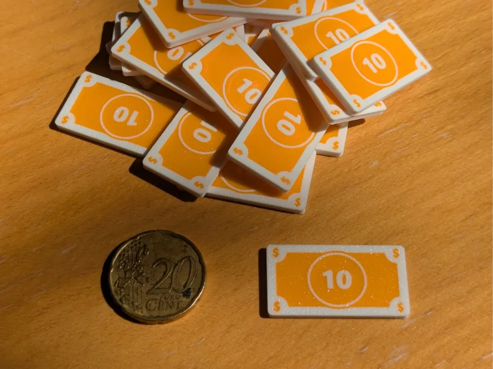 Board Game Currency Tokens - Multiple Values by Niall Oswald MakerWorld ...