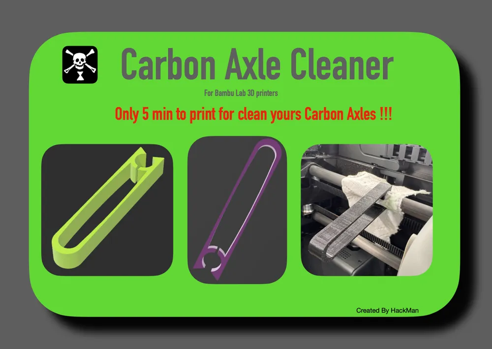 Carbon Axle Cleaner - Free 3D Print Model - MakerWorld