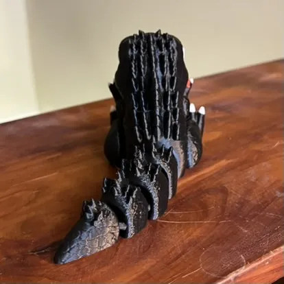 Chibi Venom-zilla Mashup Articulated Flexi Toy - Free 3D Print Model ...