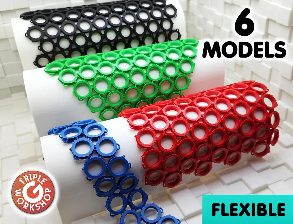 Flexible Ring Mesh 6 Models by TripleGWorkshop - MakerWorld