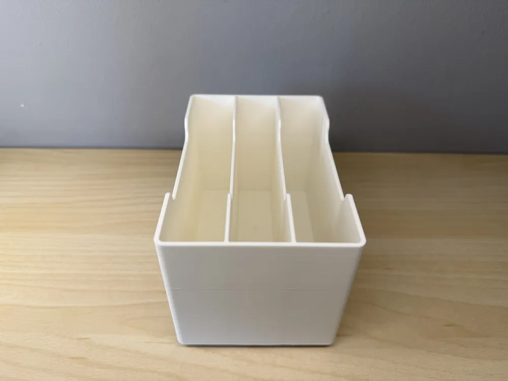 Gridfinity Cable Organizer Box Large (3 slots) - Free 3D Print Model ...
