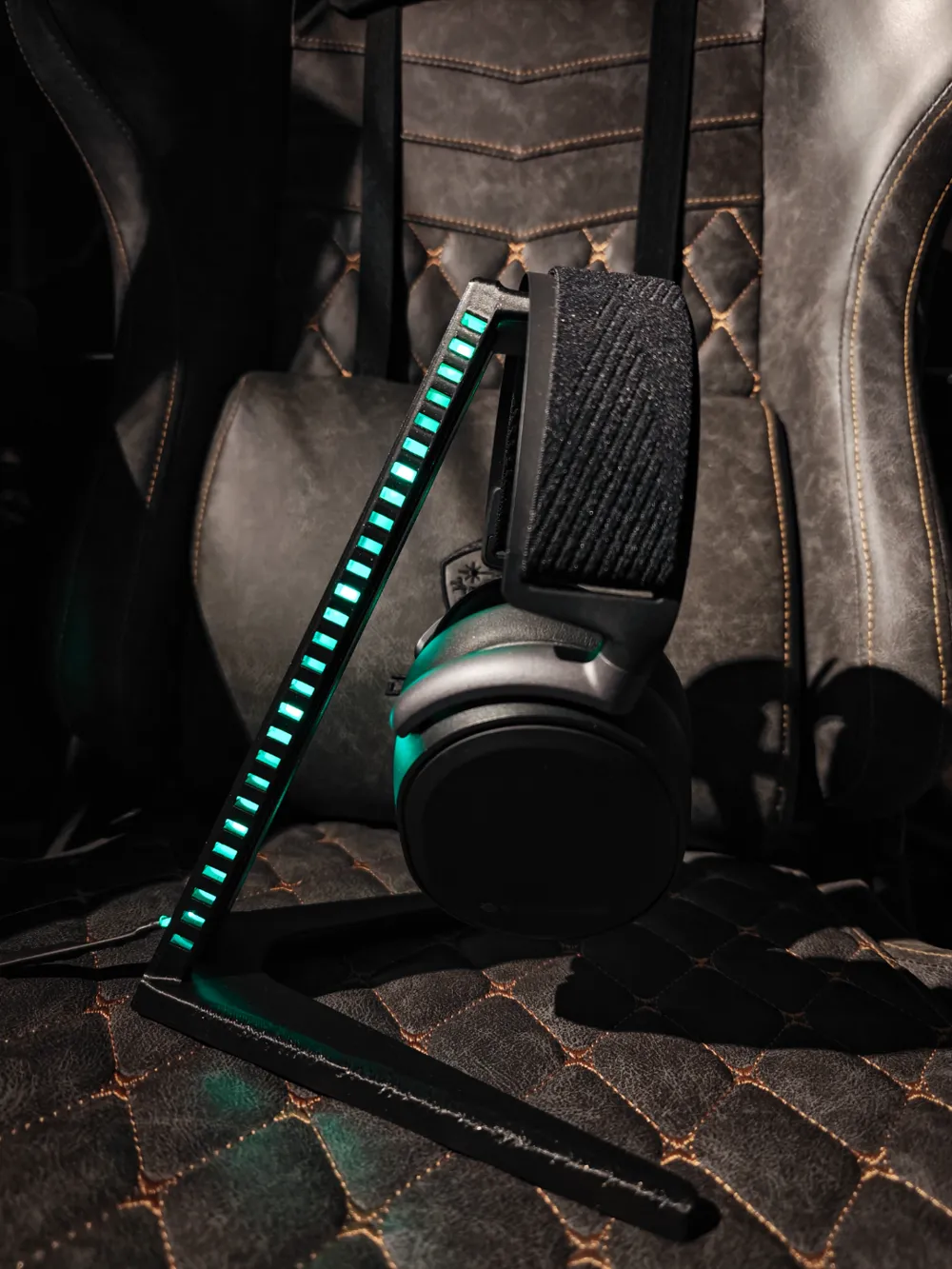 RGB Headphone Stand - Free 3D Print Model - MakerWorld