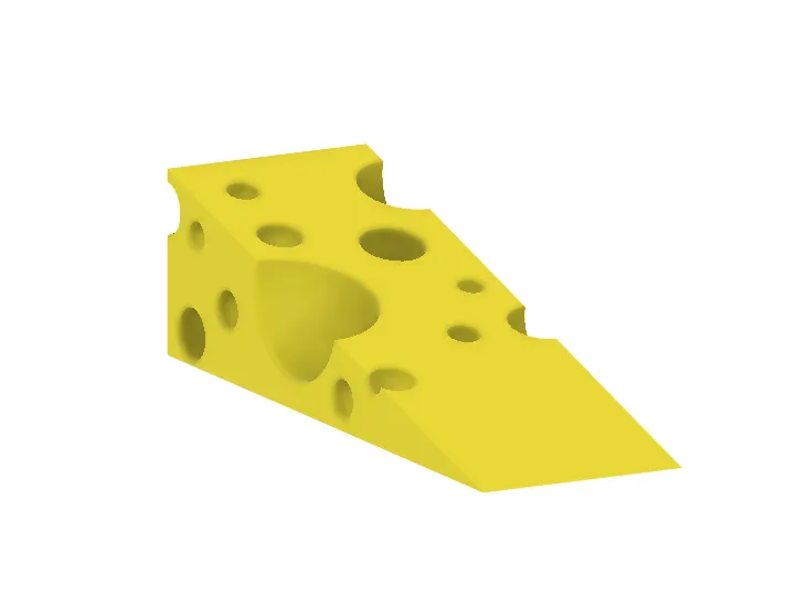 Cheese doorstop by Area51jr - MakerWorld