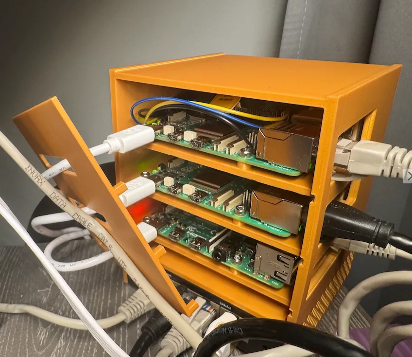 ULTIMATE TINY Raspberry Pi 4/5 Server RACK Cluster - Free 3D Print ...