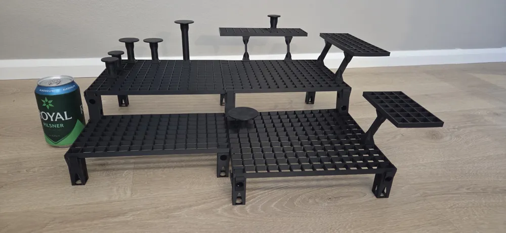 Modular Coral Frag Rack for Reef Aquarium - Free 3D Print Model ...