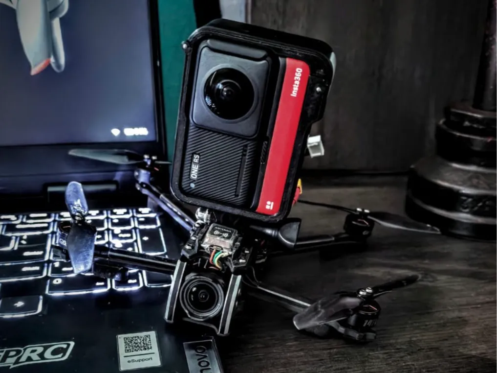 Mounting Case for insta360 one rs - Free 3D Print Model - MakerWorld