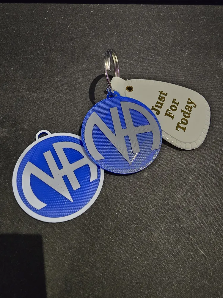 NA logo keychain - Free 3D Print Model - MakerWorld