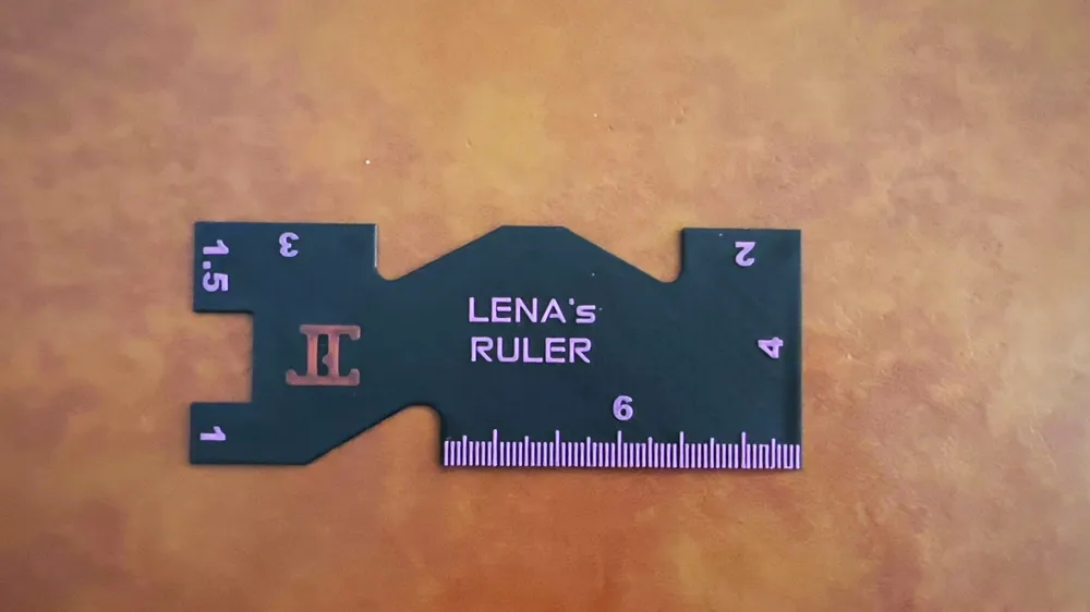 Sewing Ruler - Metric by Antiparras - MakerWorld