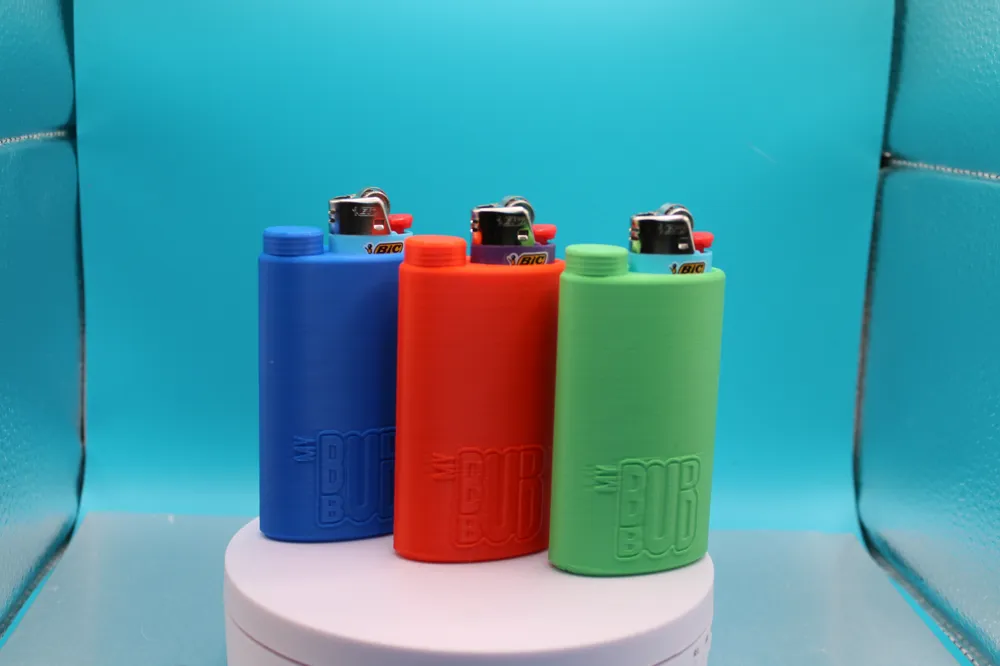 MyBudBud - Bic Lighter and Cigarette case. by filharvey - MakerWorld