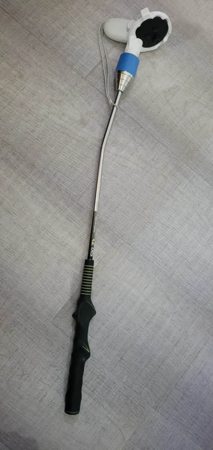 Meta Quest 3 Practice Golf Club Adapter - Free 3D Print Model - MakerWorld