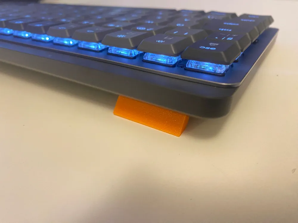 Replacement Logitech MX Mechanical keyboard foot - Free 3D Print Model ...