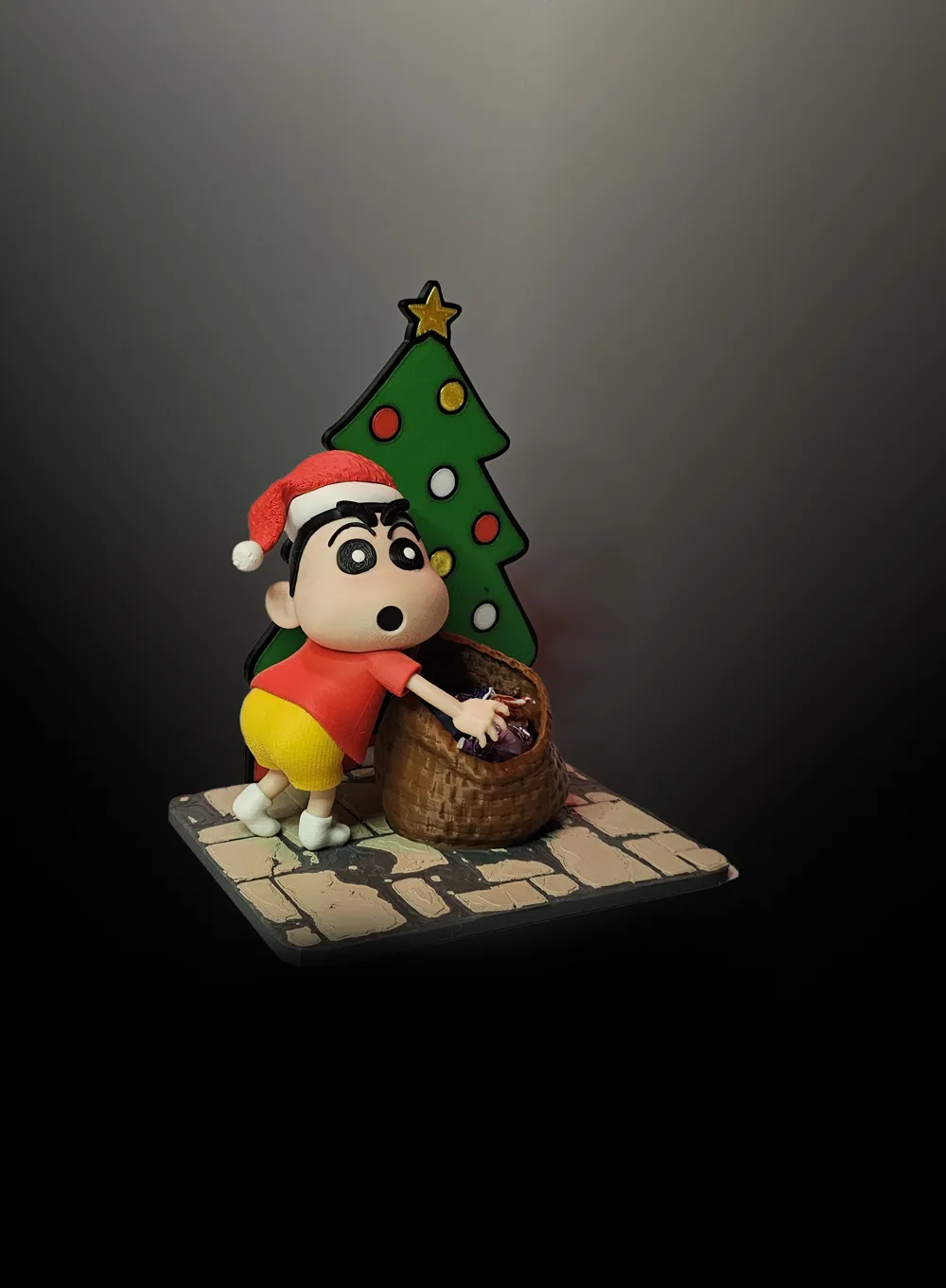 Thanks 15K !! Crayon Shin-chan Christmas ed. - Free 3D Print Model ...