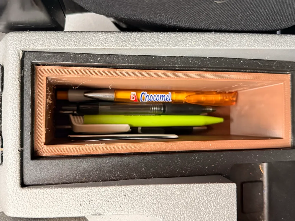 VW Caddy 2K center console storage compartment - Free 3D Print Model ...