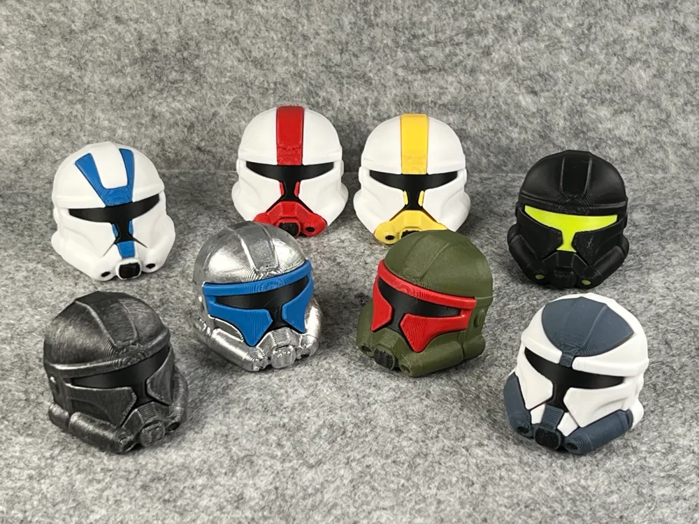 Helmet Pack 2 | Mini Urban Trooper - Free 3D Print Model - MakerWorld