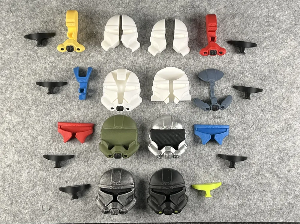 Helmet Pack 2 | Mini Urban Trooper - Free 3D Print Model - MakerWorld