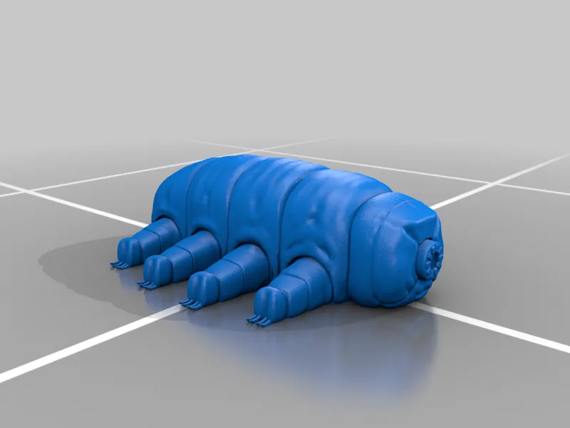 Articulated Tardigrade - Free 3D Print Model - MakerWorld