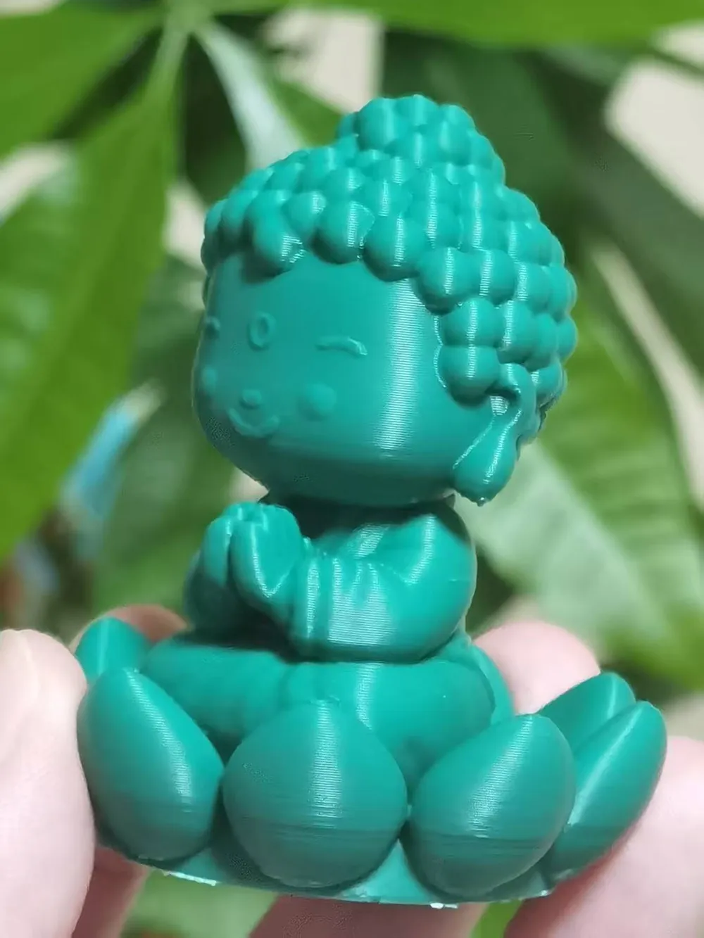 Adorable Q-version Buddha statue, lotus-seated Buddha statue - Free 3D ...