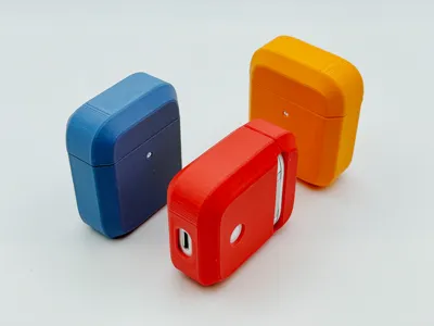 Flat-Edged AirPods 1/2 Case by gimpelginster - MakerWorld