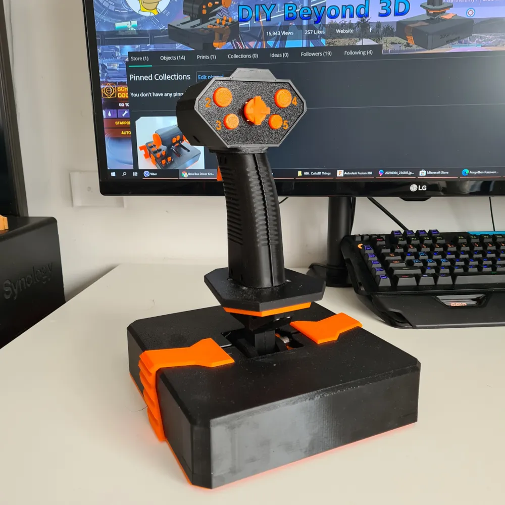 SIM Joystick V1 by DIY Beyond 3D MakerWorld: Download Free 3D Models