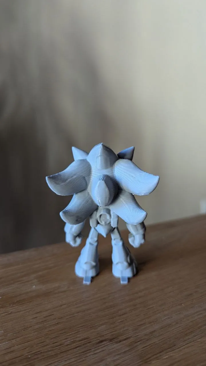 Robotic Shadow Mecha Sonic by Damago MakerWorld: Download Free 3D Models