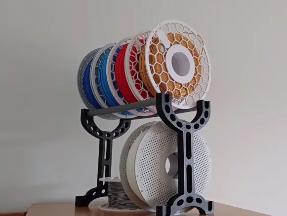 Fully printable spool rack - Free 3D Print Model - MakerWorld