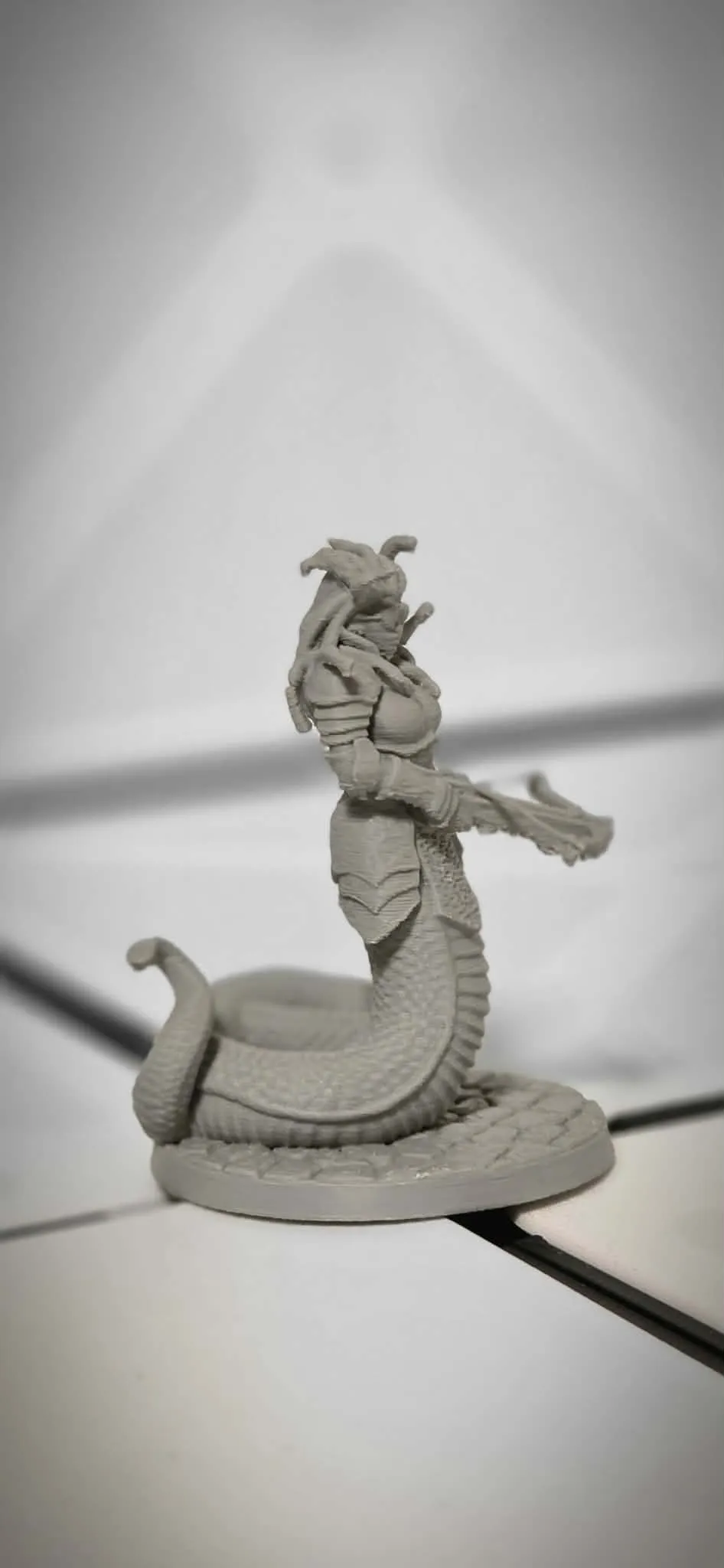 Gorgon Huntress Figurine - Free 3D Print Model - MakerWorld