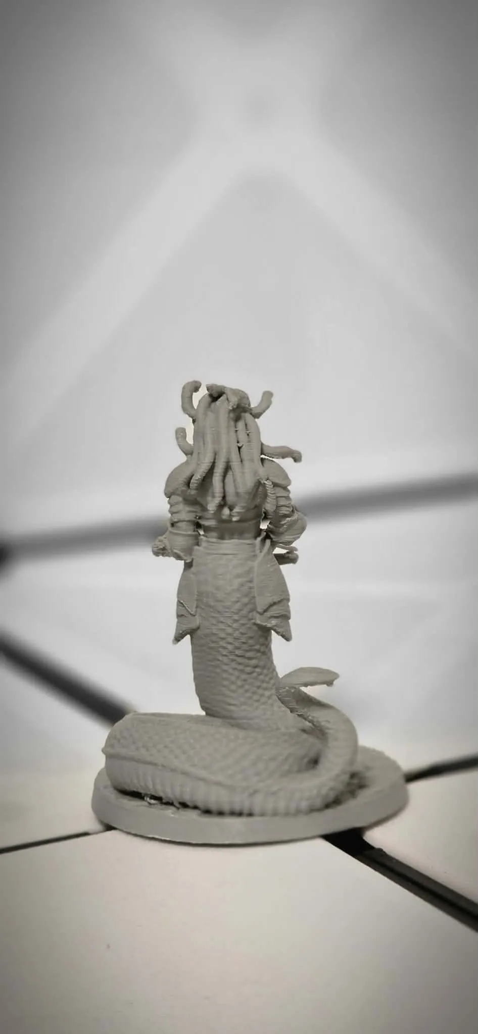 Gorgon Huntress Figurine - Free 3D Print Model - MakerWorld