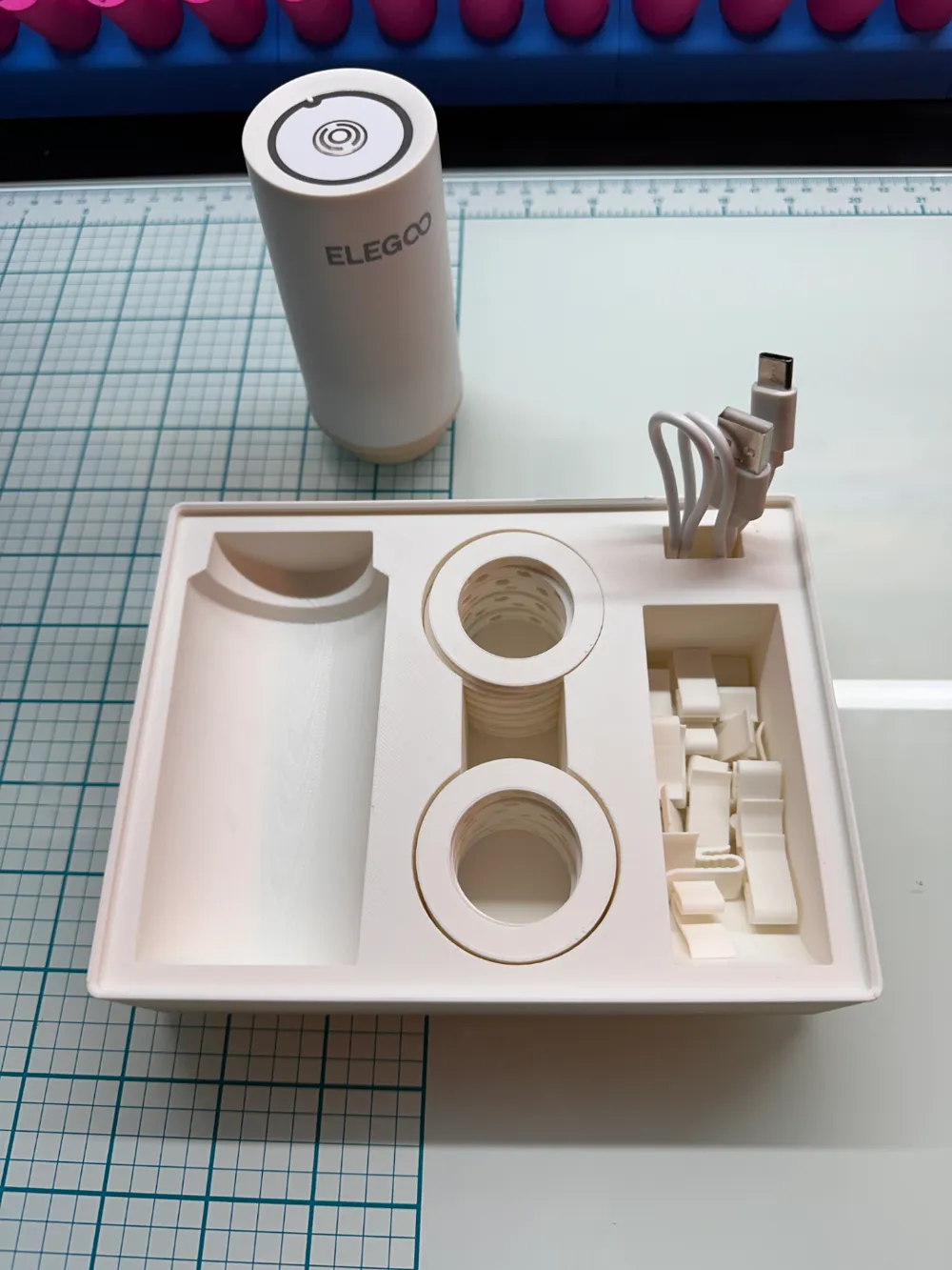 Gridfinity - Soporte de sellado al vacío Elegoo por Nathan D MakerWorld ...