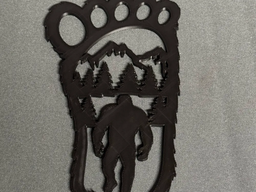 Bigfoot Wall Art Sign by 937 Laser Creations MakerWorld: Download Free ...