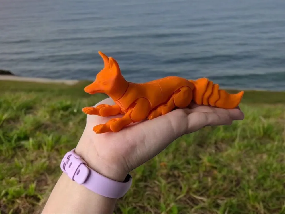 FLEXI ARTICULATED FOX - Free 3D Print Model - MakerWorld