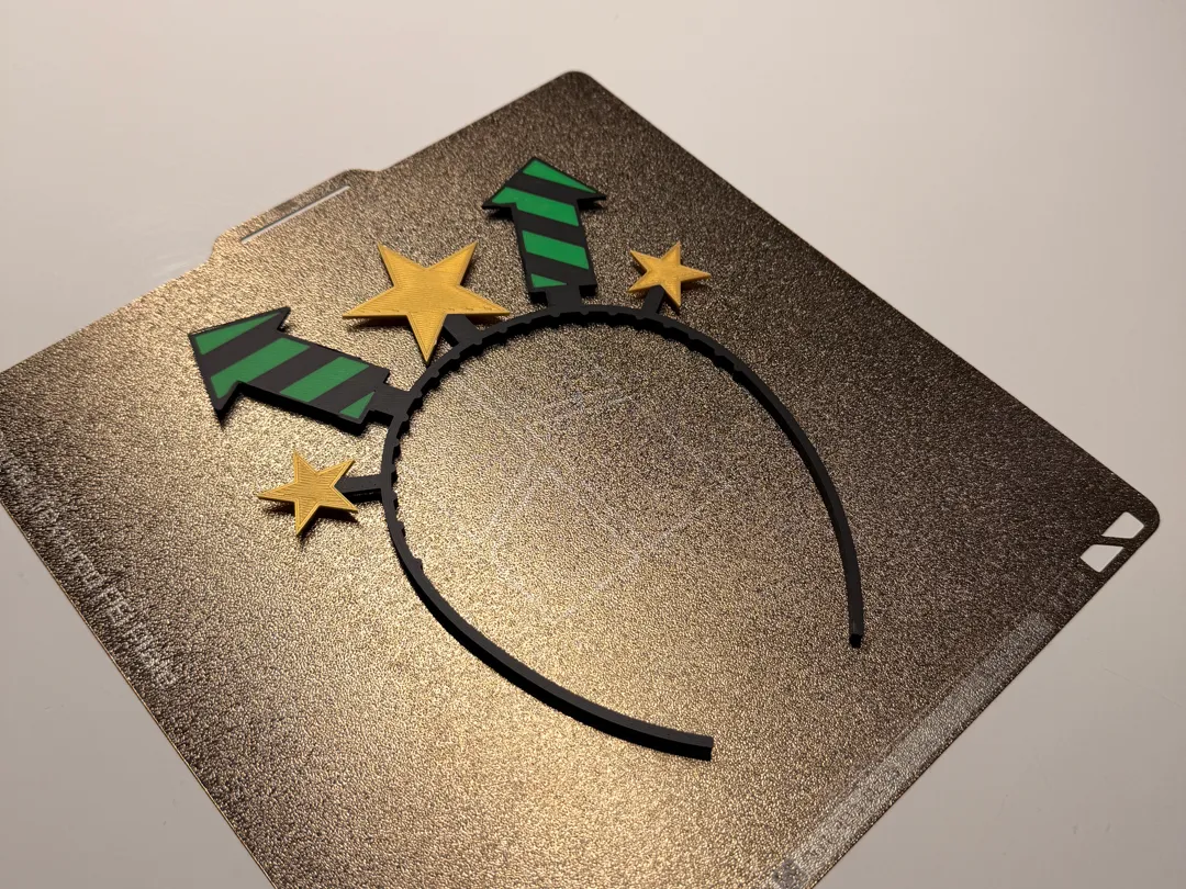 stars and rockets hairband - Free 3D Print Model - MakerWorld