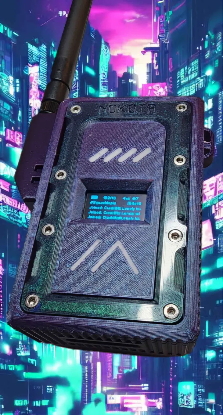 Nokota Cyberpunk Heltec v3 Enclosure by ZR_CrackiiN MakerWorld ...