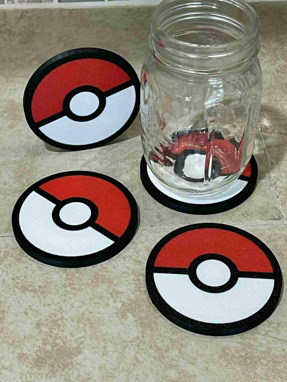 PokeBall Coasters by Jordan Denton MakerWorld: Download Free 3D Models