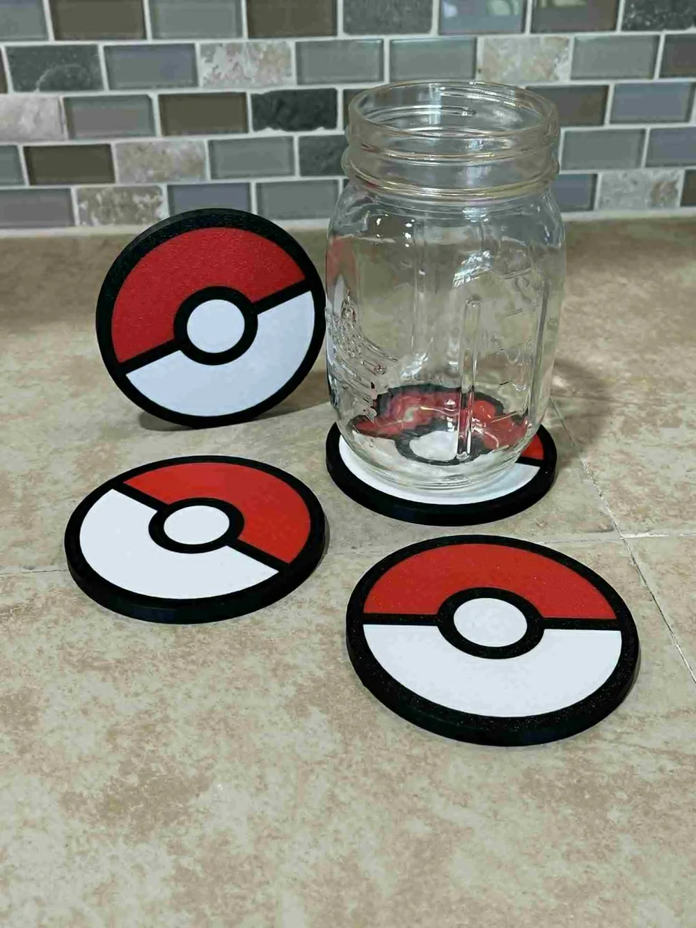 PokeBall Coasters by Jordan Denton MakerWorld: Download Free 3D Models