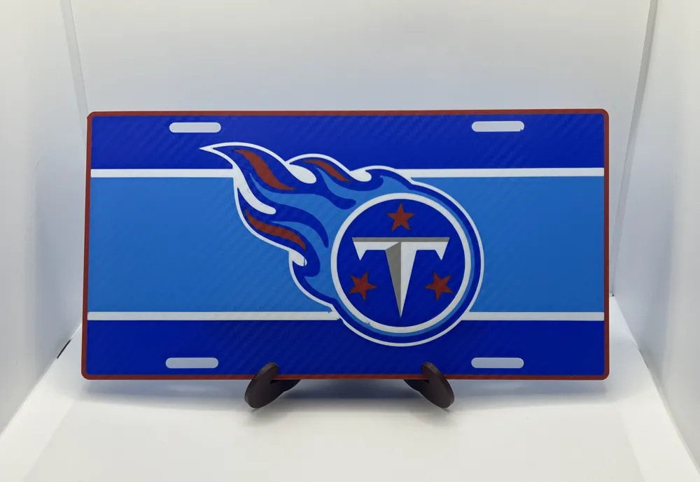 NFL Team License Plate - Tennessee Titans by Jandaa - MakerWorld