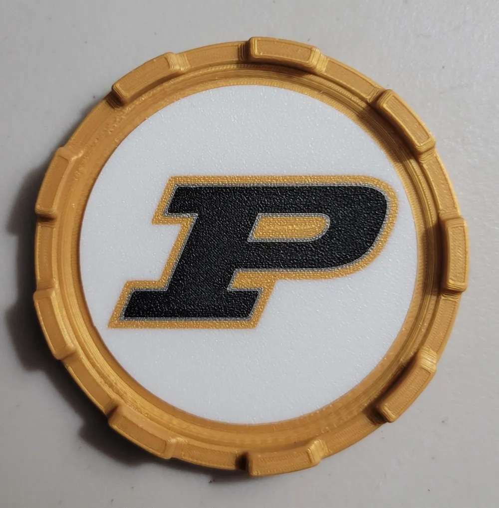 COASTER MASTER INSERT - PURDUE by mercadogarzas - MakerWorld