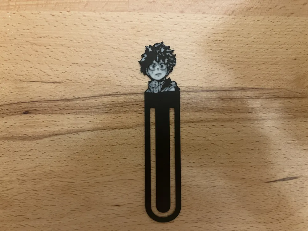 My Hero Academia Deku Bookmark - Free 3D Print Model - MakerWorld