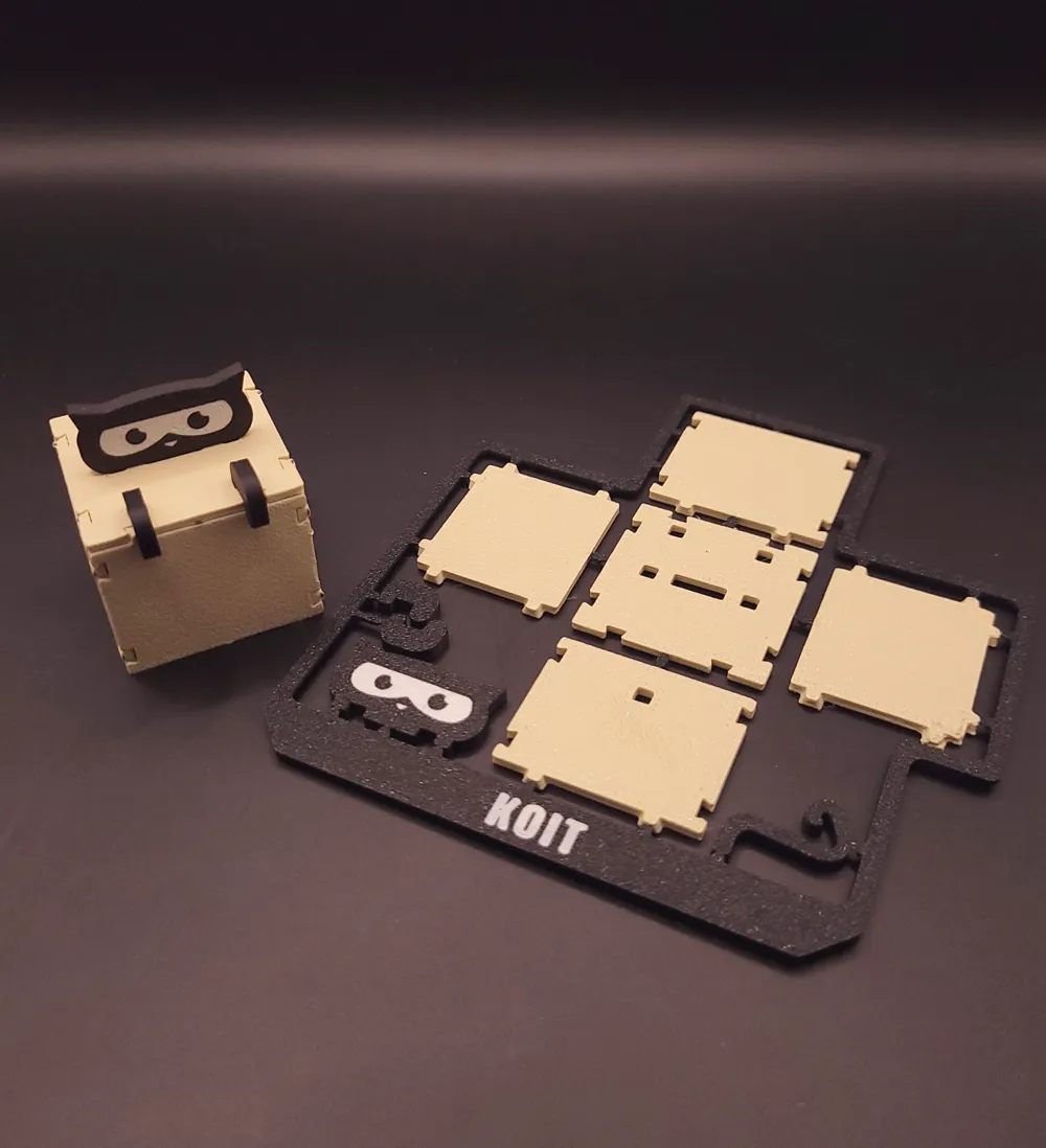Koit Character Card Kit – Cat in a Box - Free 3D Print Model - MakerWorld