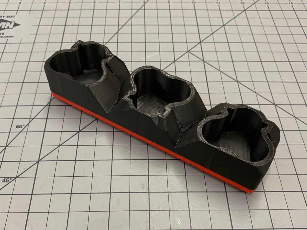 Gridfinity Shadow Tray- M12 3X SMALL Battery Tray by AcesHighX1 ...