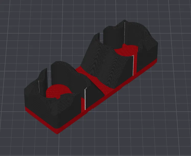 Gridfinity Shadow Tray- M12 3X SMALL Battery Tray by AcesHighX1 ...