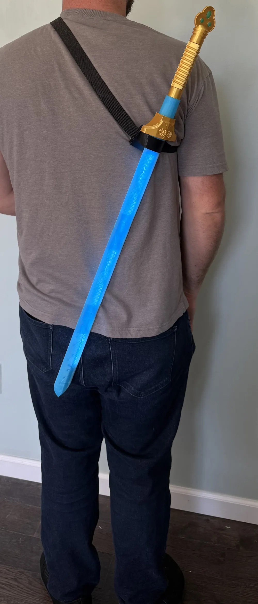 Coldre de Espada Universal - Modular para Costas ou Cinto - Modelo ...